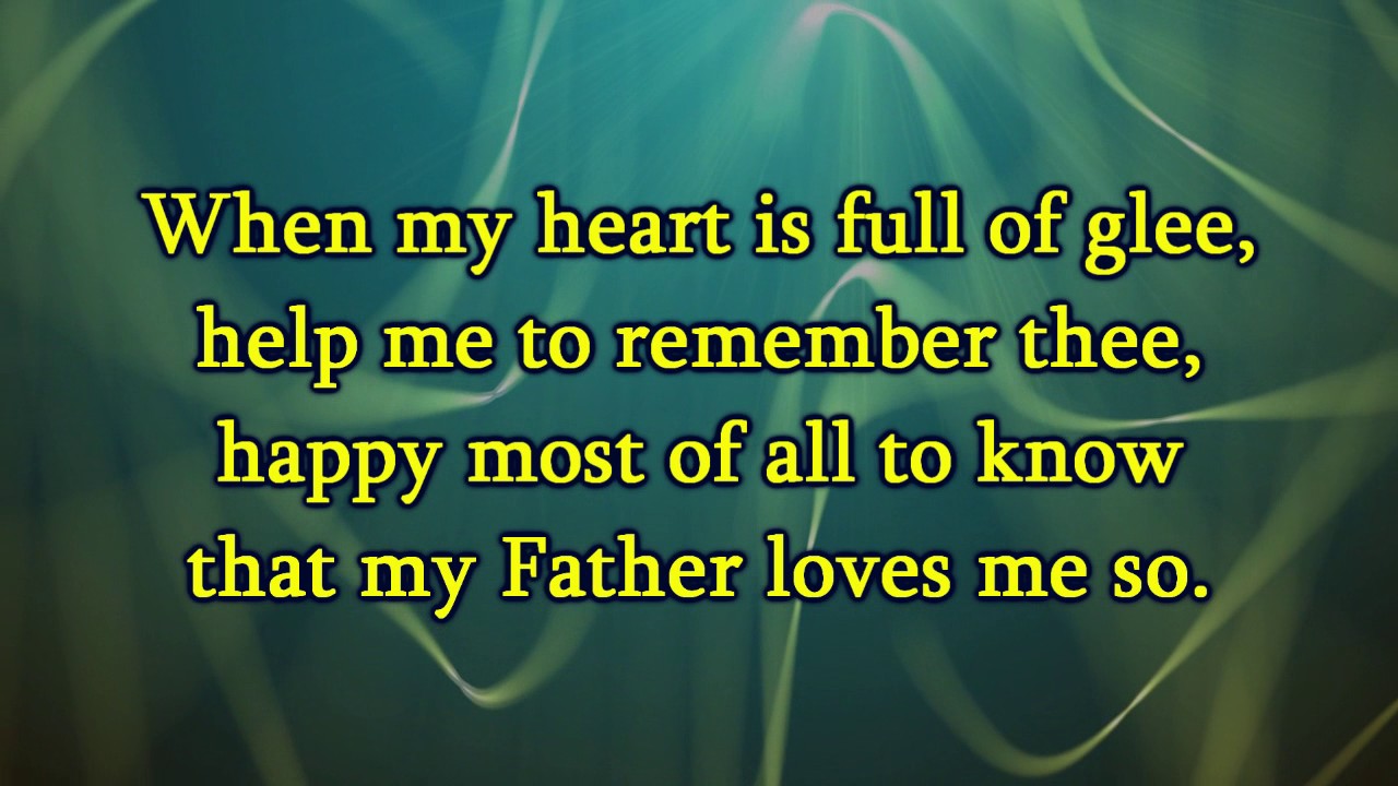 Father, lead me day by day - YouTube