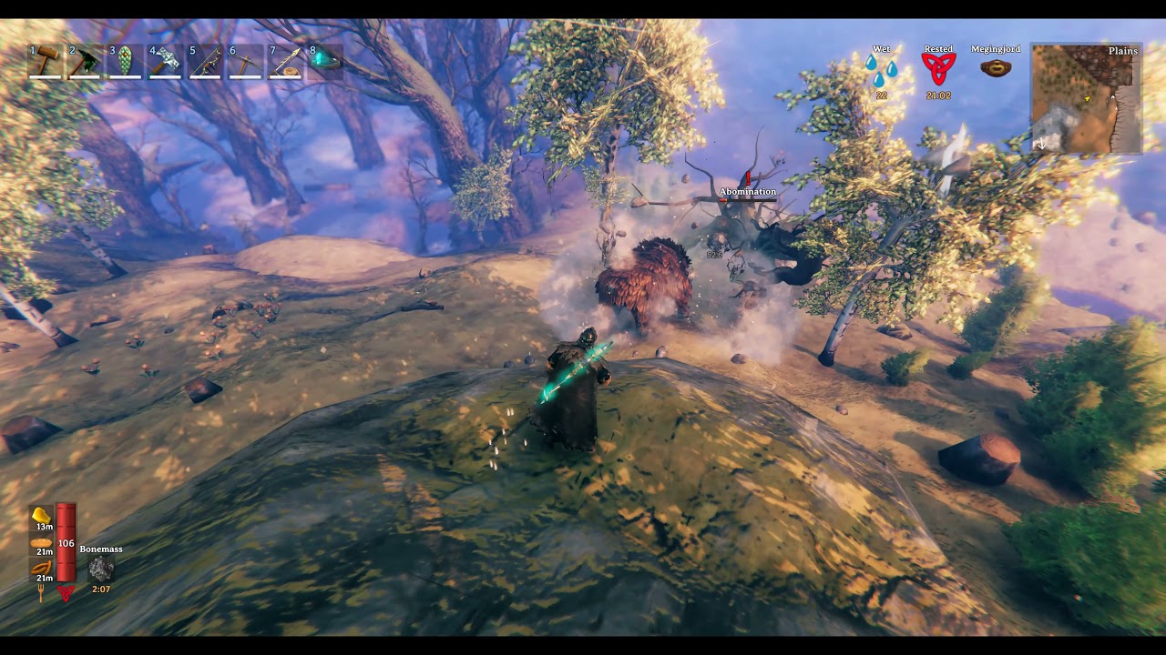 Valheim - Easily defeat swamp Abomination's - YouTube