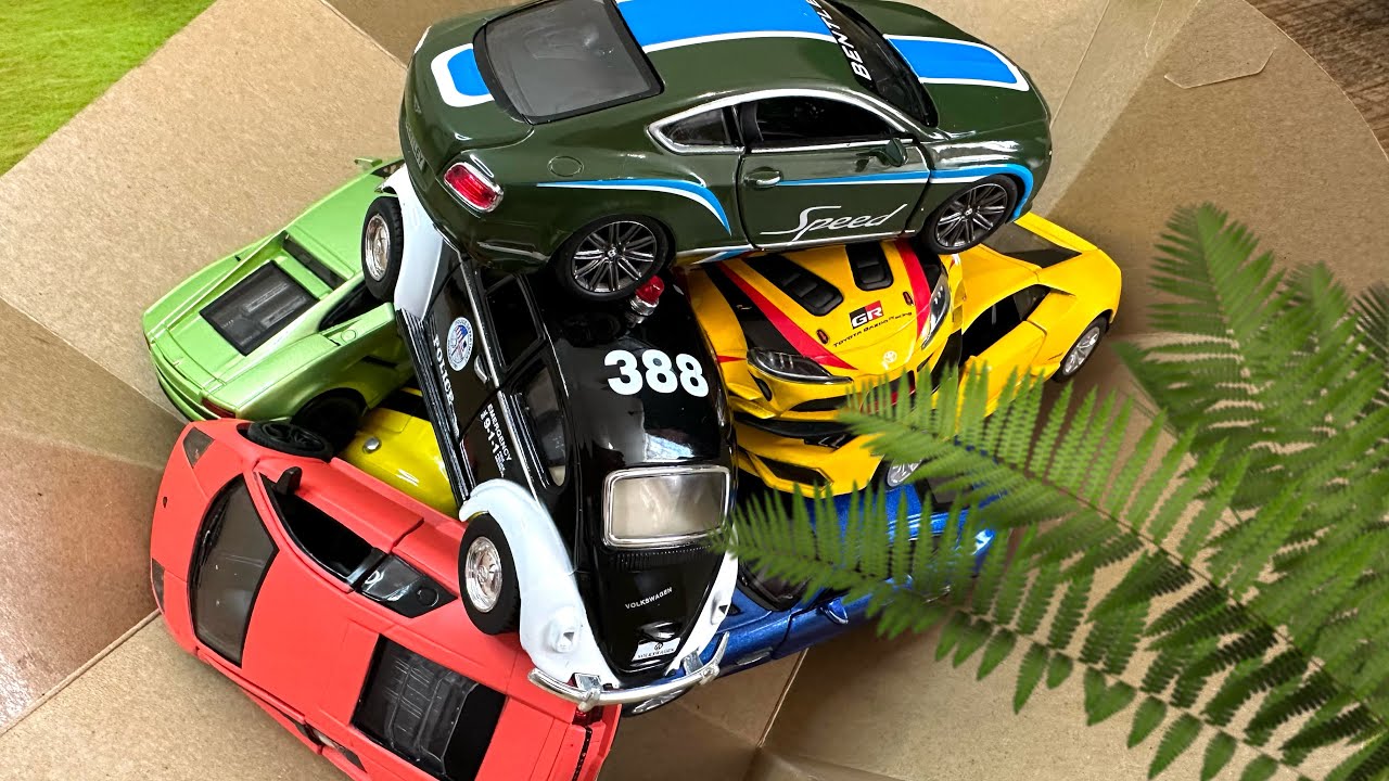 Full Box of Diecast Metal Scale Model Cars - YouTube