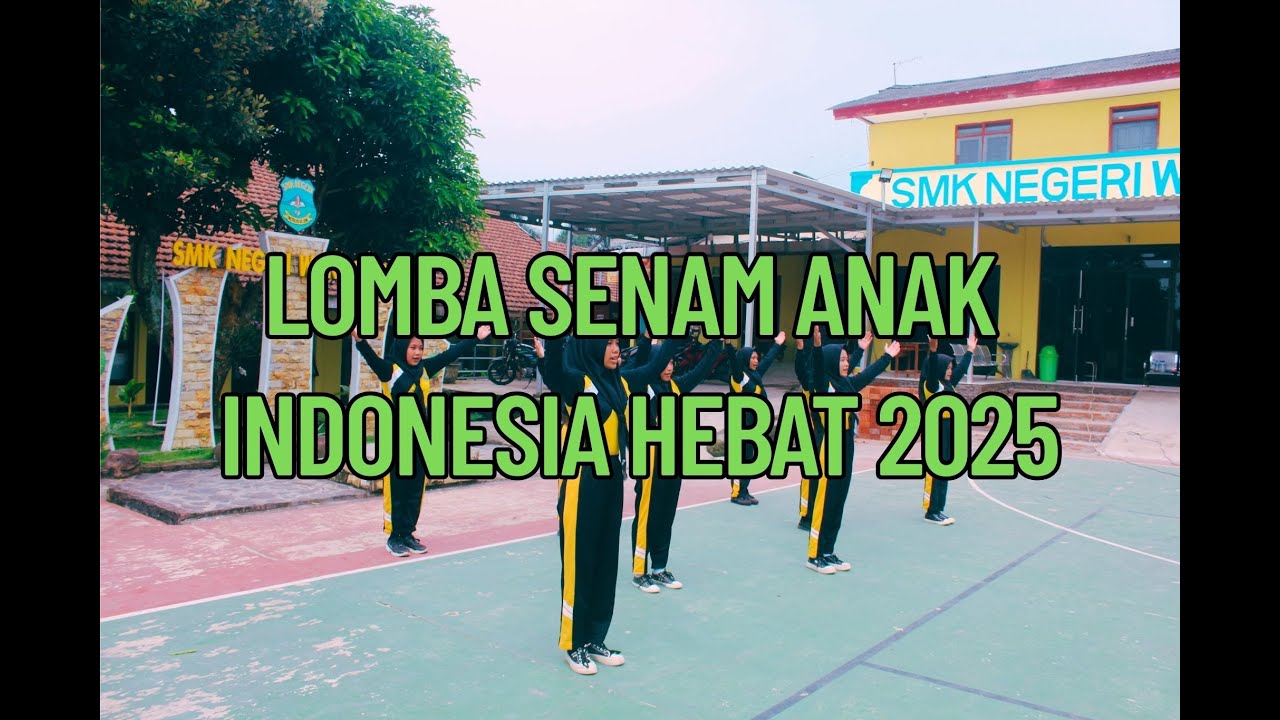Lomba Senam Anak Indonesia Hebat 2025 SMK Negeri Wonosalam Jawa Timur ...