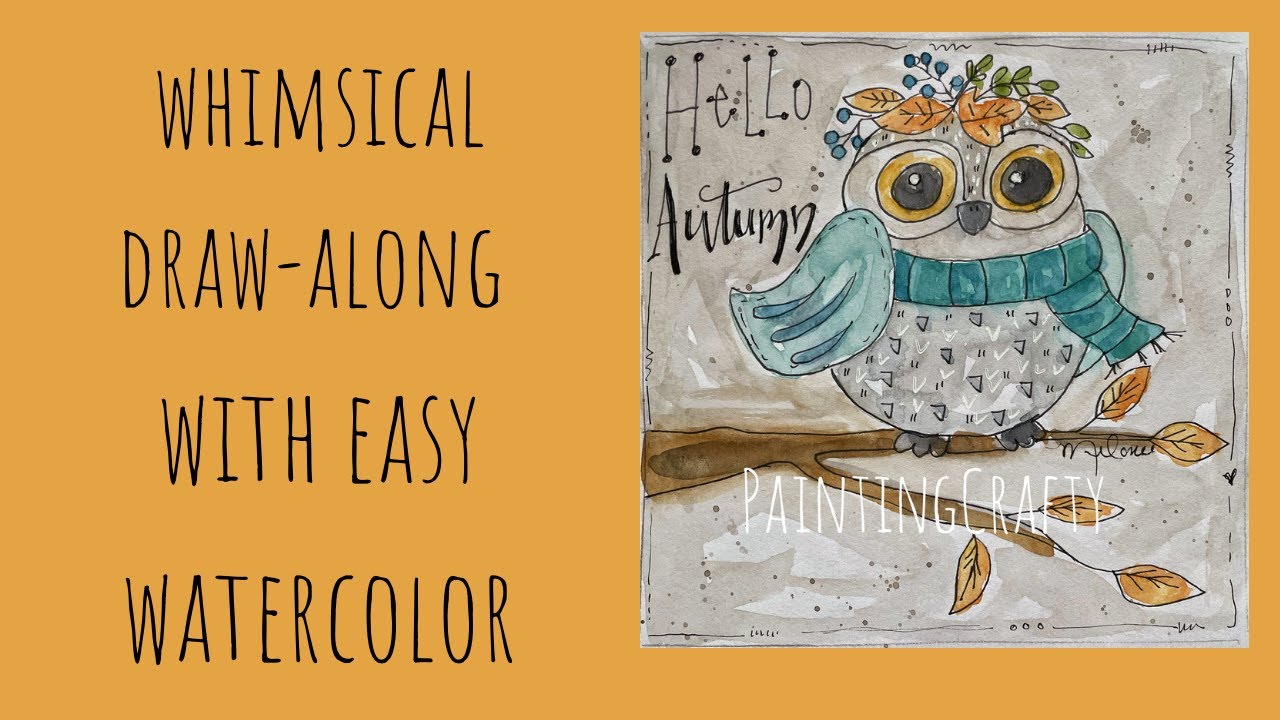 How to Draw & Paint a Watercolor Owl - YouTube