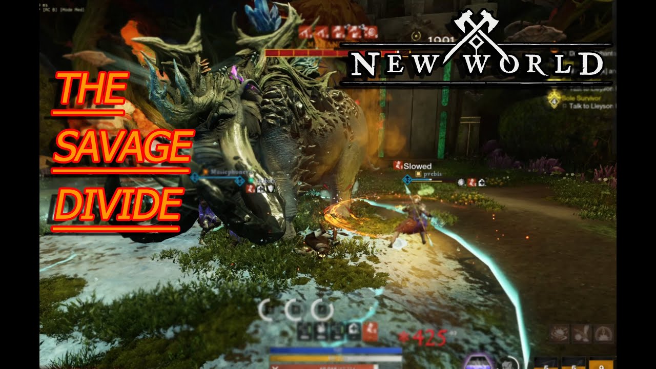New World | Savage Divide | New Dungeon Season 3 + New Weapon Flail ...