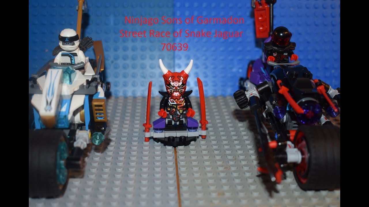 Lego Ninjago Sons of Garmadon Street Race of Snake Jaguar Review 70639 - YouTube