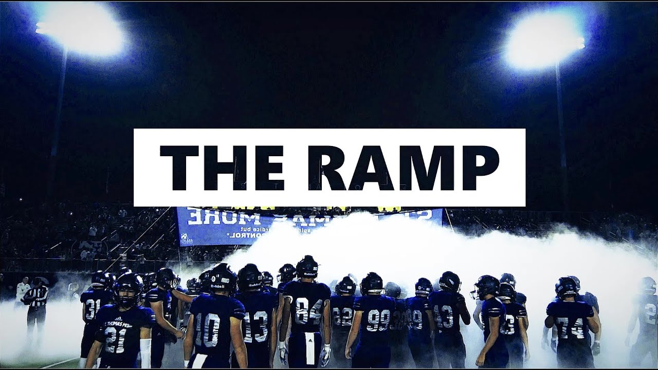 THE RAMP - STM - Light show UPGRADE - High School Football Run-Out Best ...