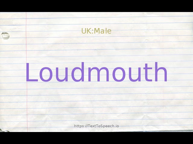 loudmouth synonyms, antonyms and definitions, Online thesaurus ...