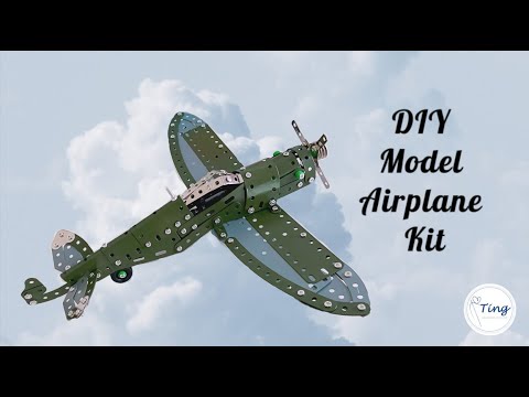 Open Box & Assembly of Metal Model Airplane Kit| Father's Day Gift ...