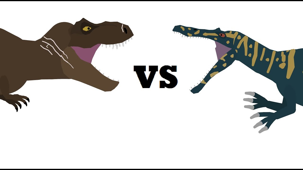 Pivot Rexy (Jurassic World) vs Suchomimus (JW Evolution) Animation # ...