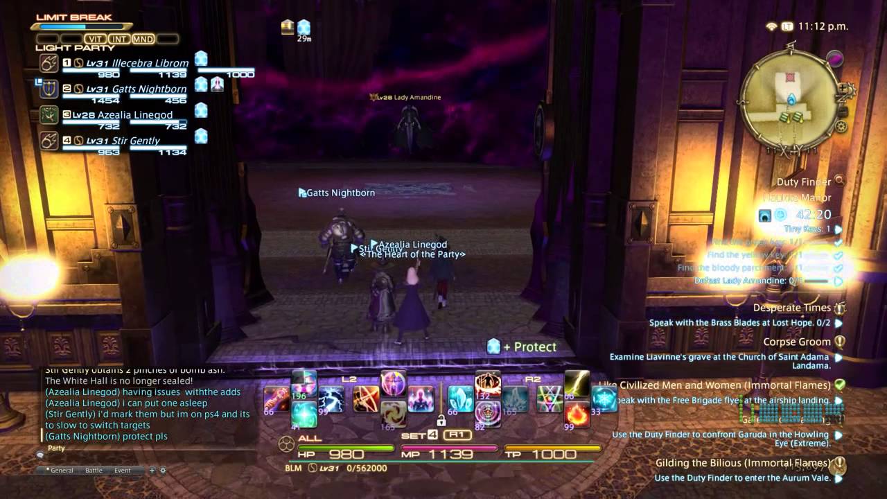Final Fantasy XIV A Realm Reborn - Haukke Manor - Lady Amandine - YouTube
