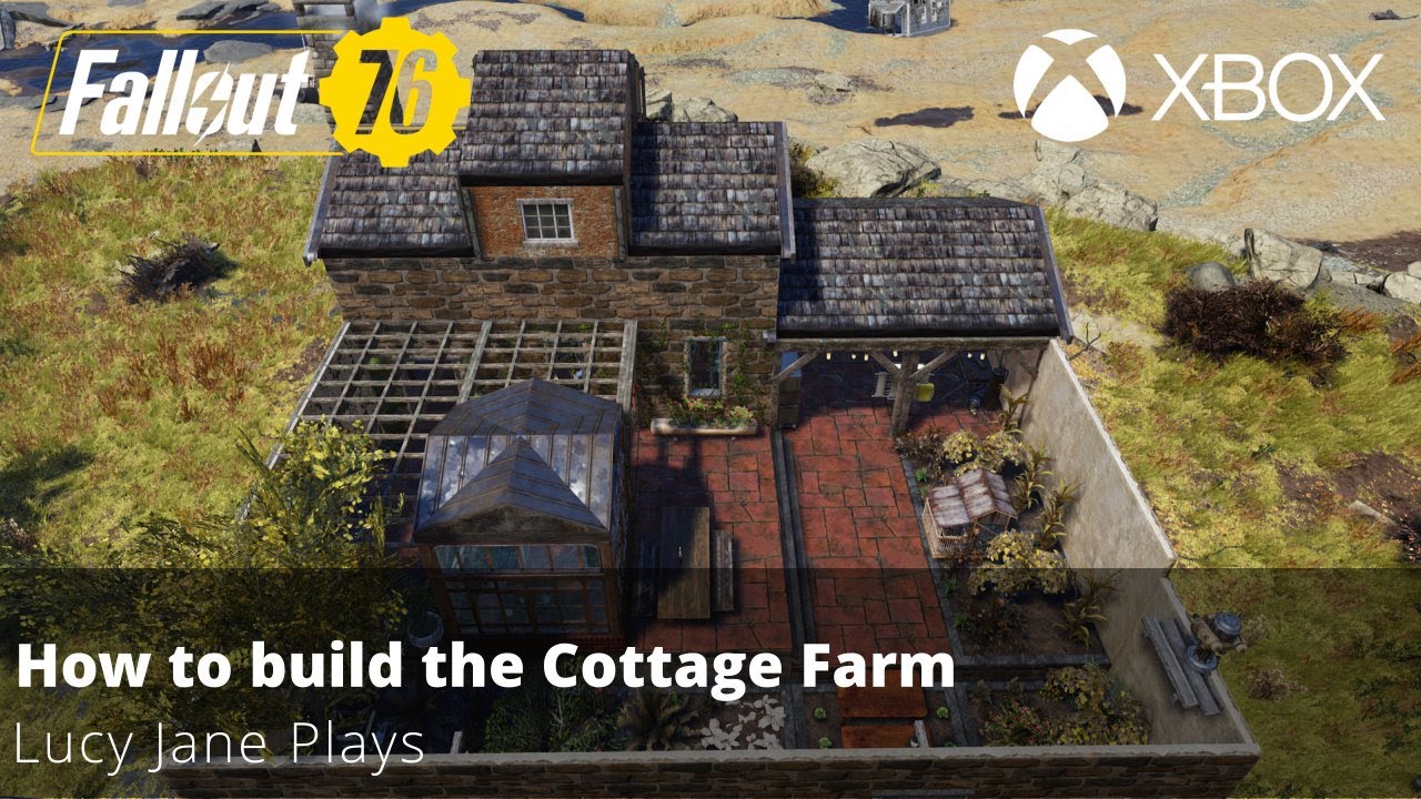 Fallout 76 - How to build the Cottage Farm - YouTube