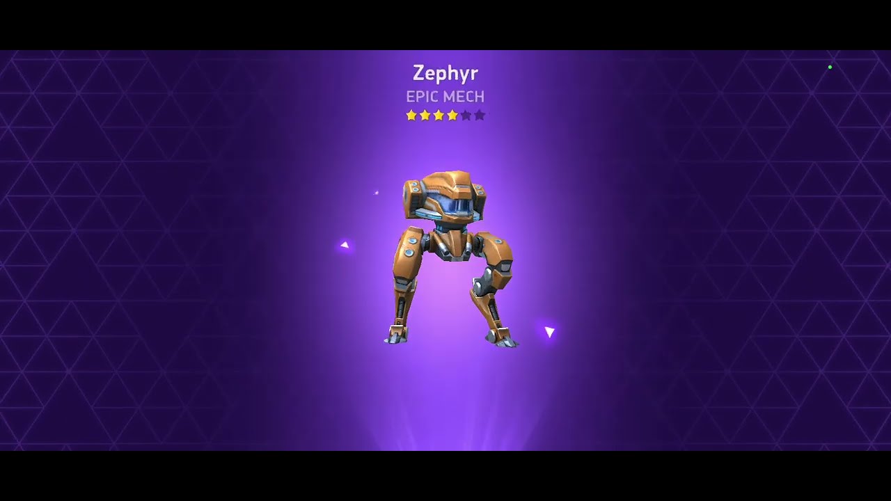 #Zephyr unlocked 🔓 # Epic mech #mech arena - YouTube