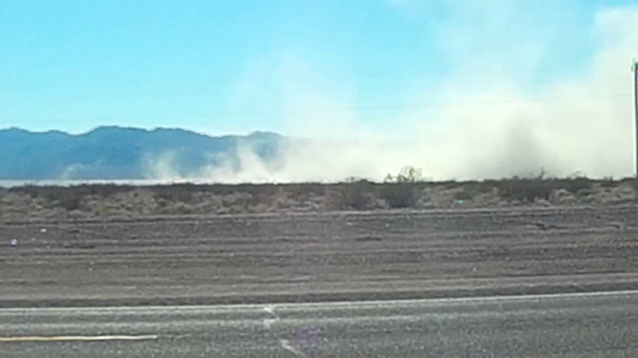 Dust storm in Nevada - YouTube