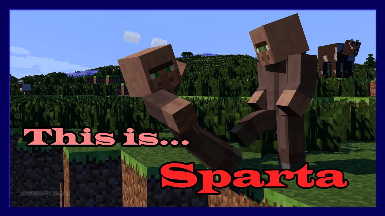 This is Sparta Minecraft - YouTube