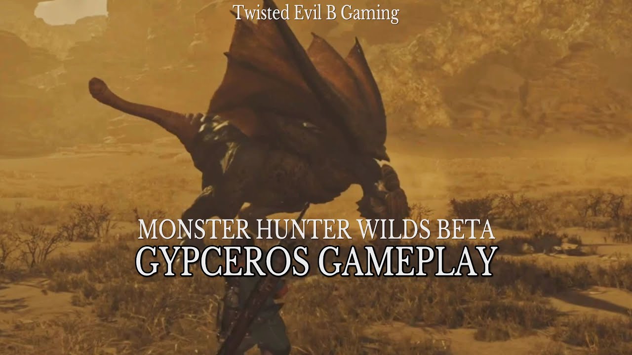 MONSTER HUNTER WILDS BETA - GYPCEROS FIGHT GAMEPLAY [DEUTSCH/GERMAN ...