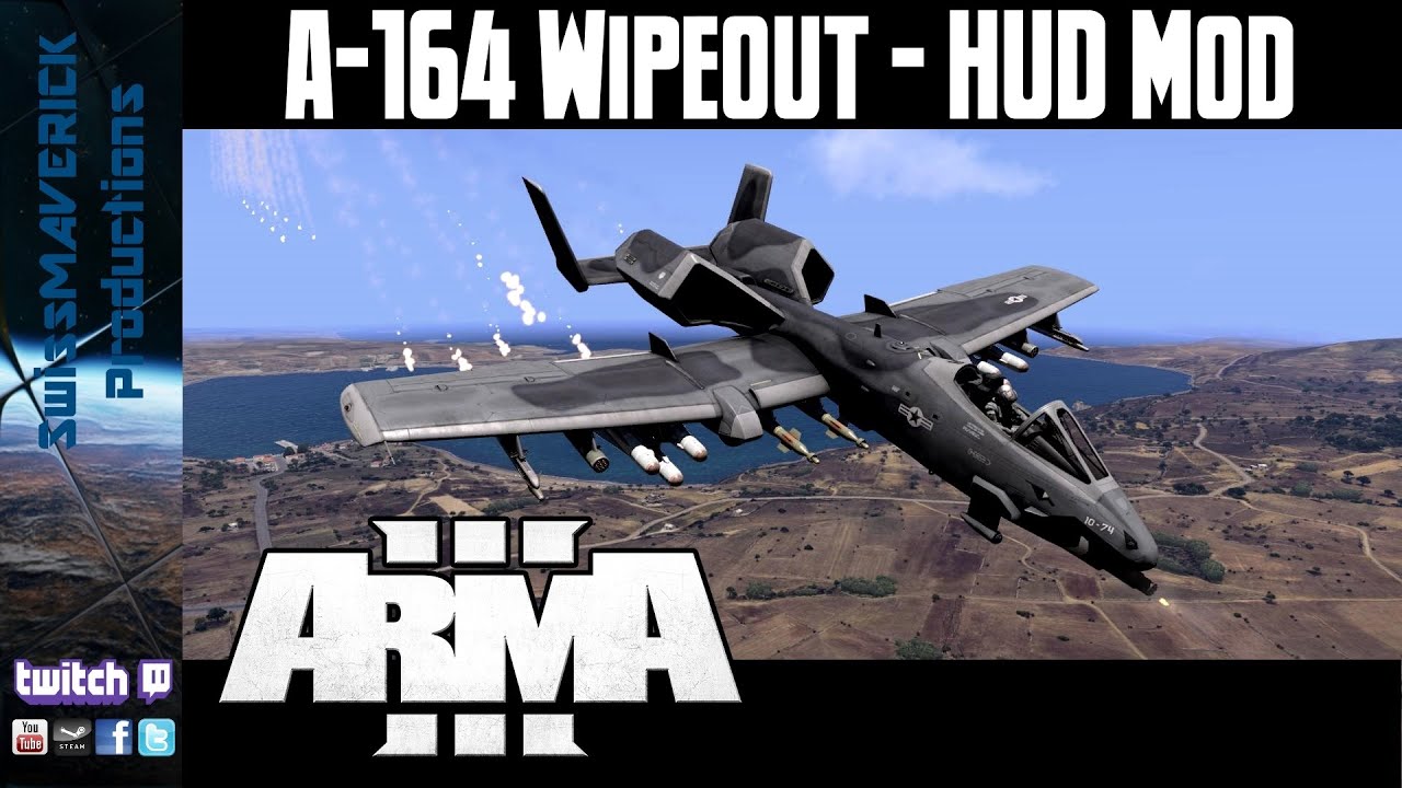 A-164 Wipeout HUD Mod - ARMA 3 - YouTube