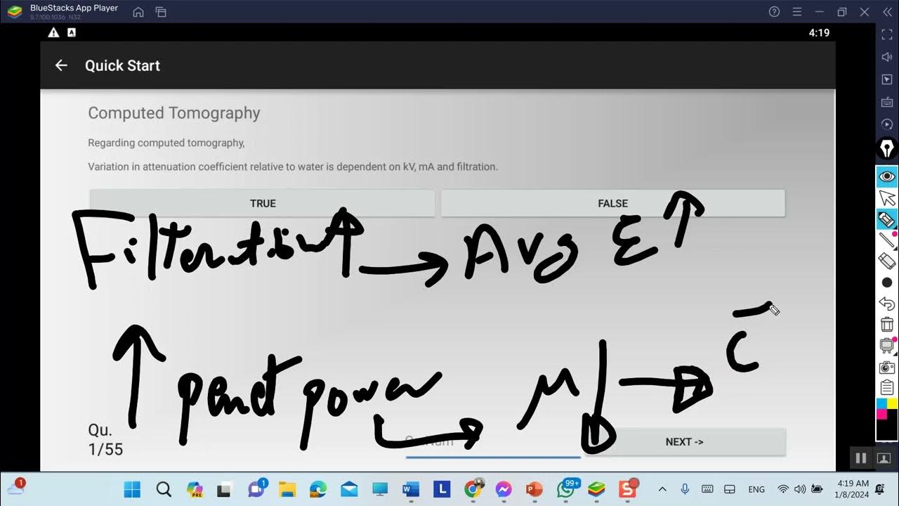 CT Questions and Answers 1: Factors affecting attenuation - YouTube