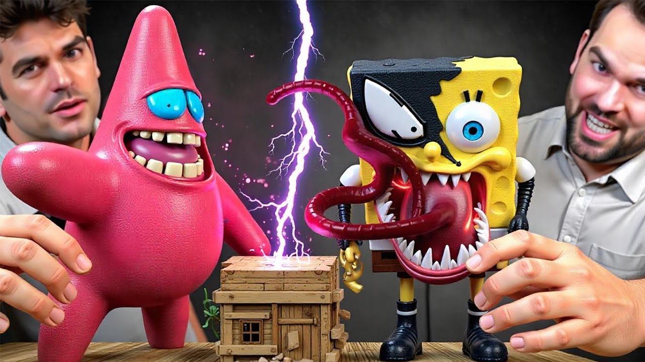 HELP!! 🕷️💀 Venom Vs SpongeBob?! The Most Unexpected Battle Ever! 😱🍍 Who ...