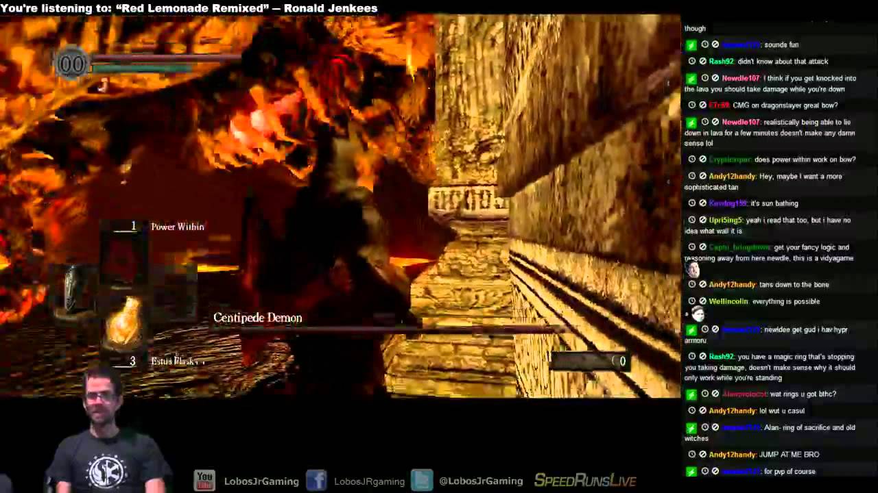 Dark Souls Cheesing Centipede Demon - YouTube