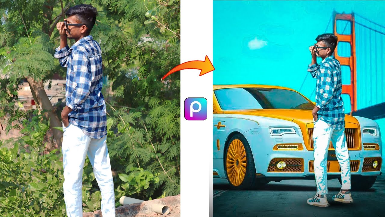 PicsArt rolls royce Photo Editing | PicsArt background change | PicsArt ...