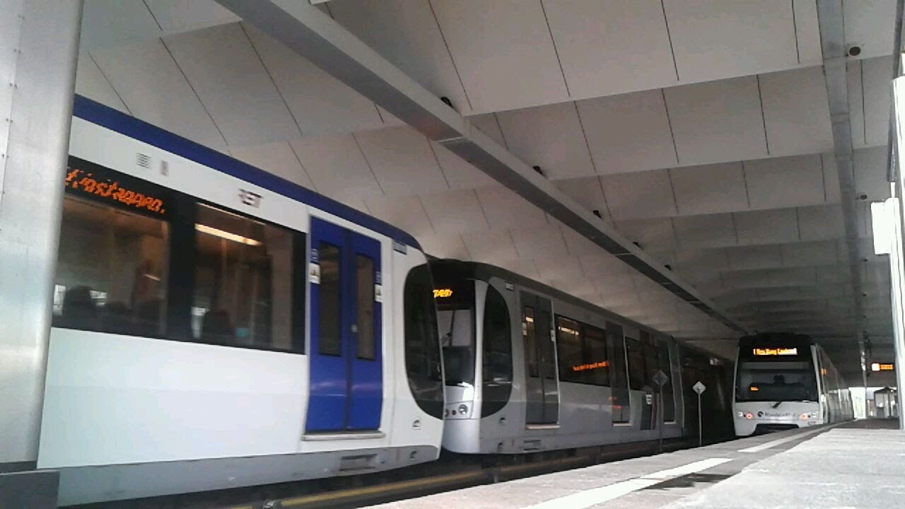 RET Metro MG2/1, RSG3 en SG3 op Slinge (Rotterdam) - YouTube