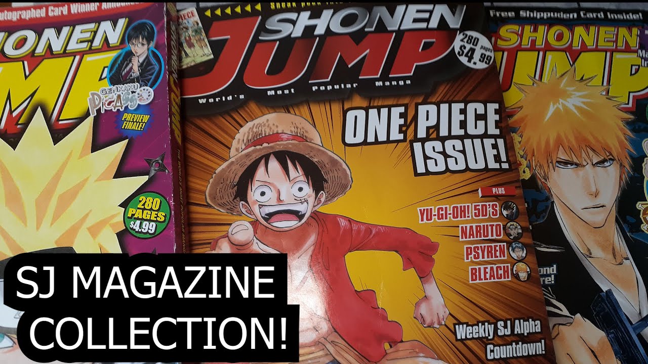 SHONEN JUMP MAGAZINE COLLECTION! OVER 70+ MAGAZINES! - YouTube