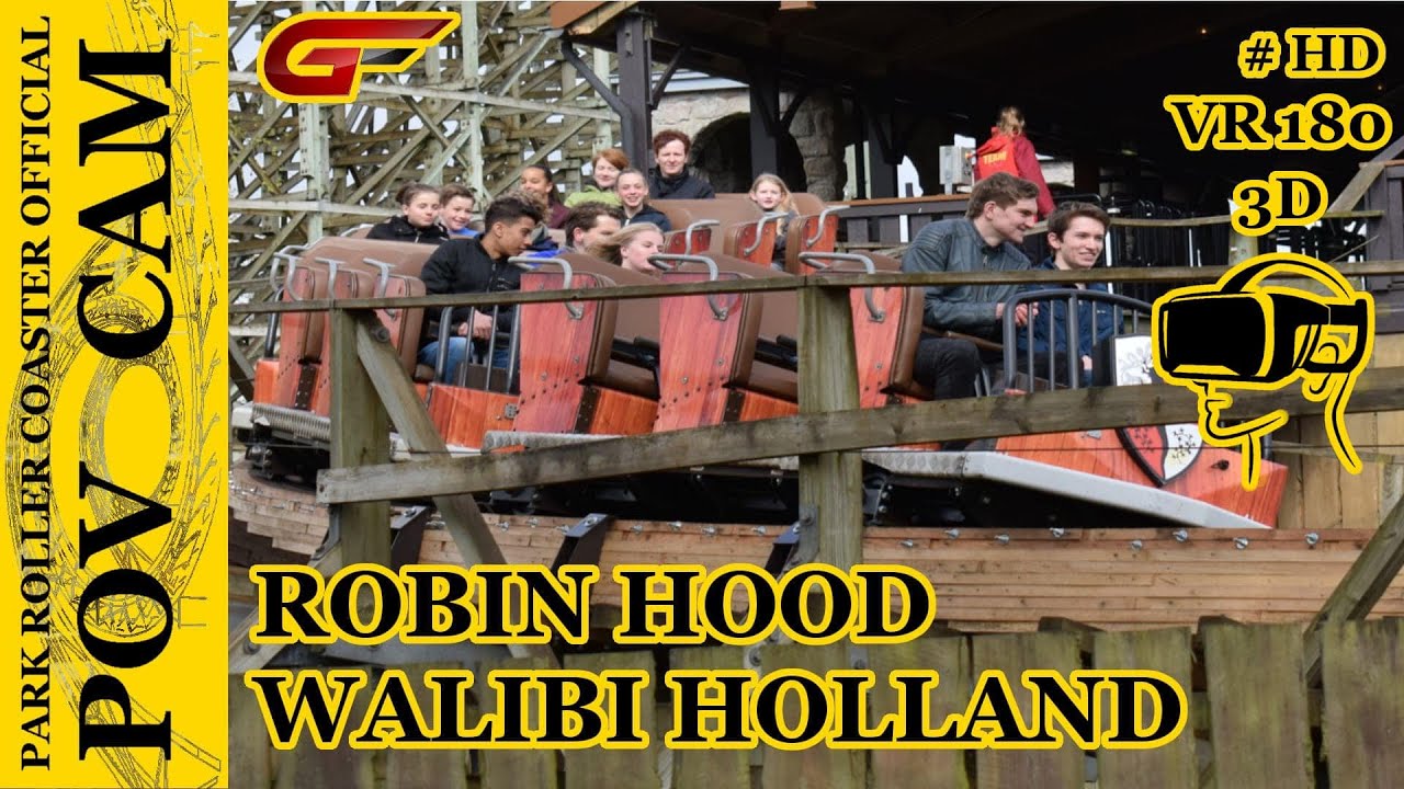 VR180 3D - Robin Hood - On Ride / POV CAM - Walibi Holland - YouTube