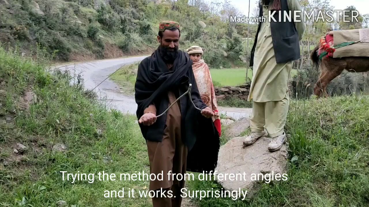 How to find water with a dowsing stick? Dowsing stick method 2022 ...