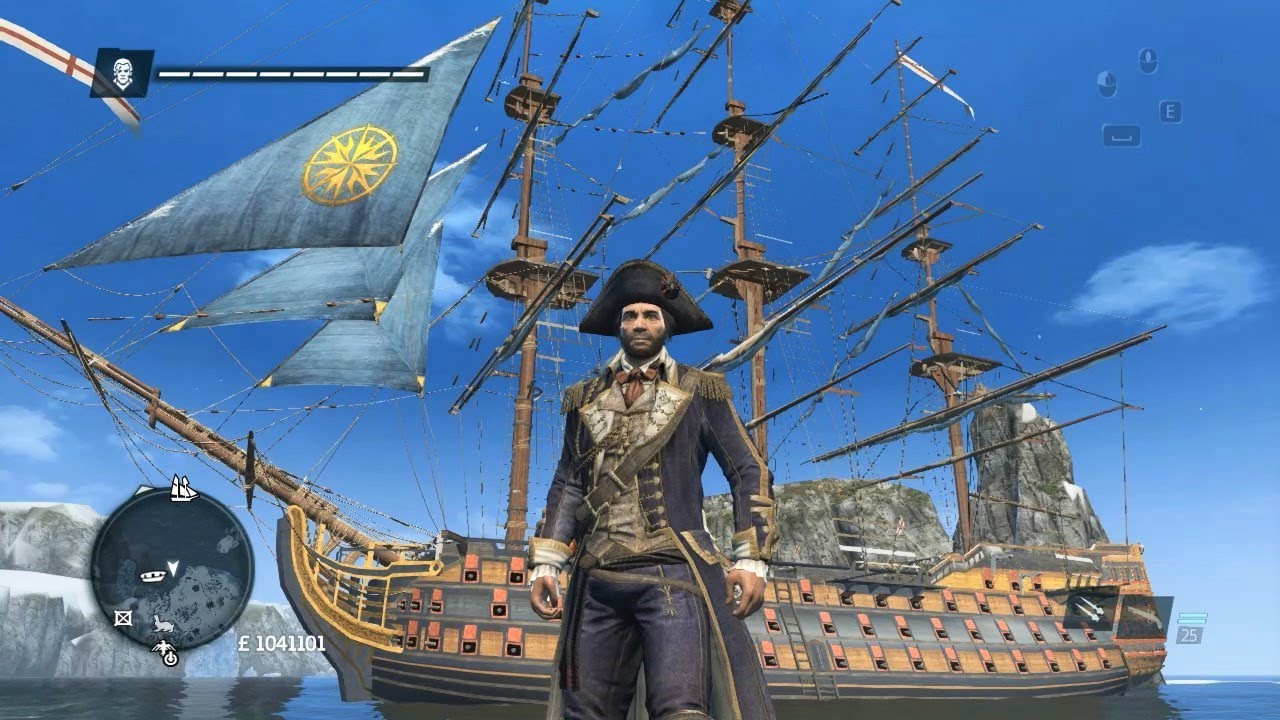 James Cook + HMS Pembroke Man O War Gameplay MOD || Assassin's Creed ...