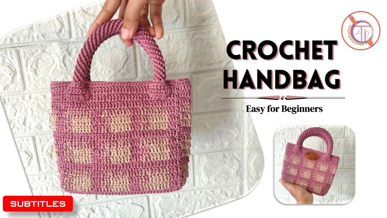 Wow 😍 Beautiful Crochet Handbag Tutorial and Easy for Beginners ...