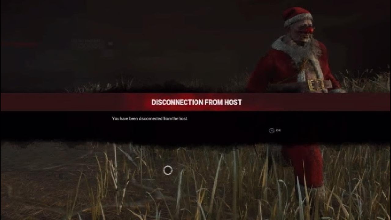 DBD - Disconnect from the host - Error - YouTube