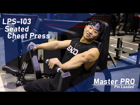 LEXCO [Master PRO] LPS 103 Seated Chest Press - YouTube
