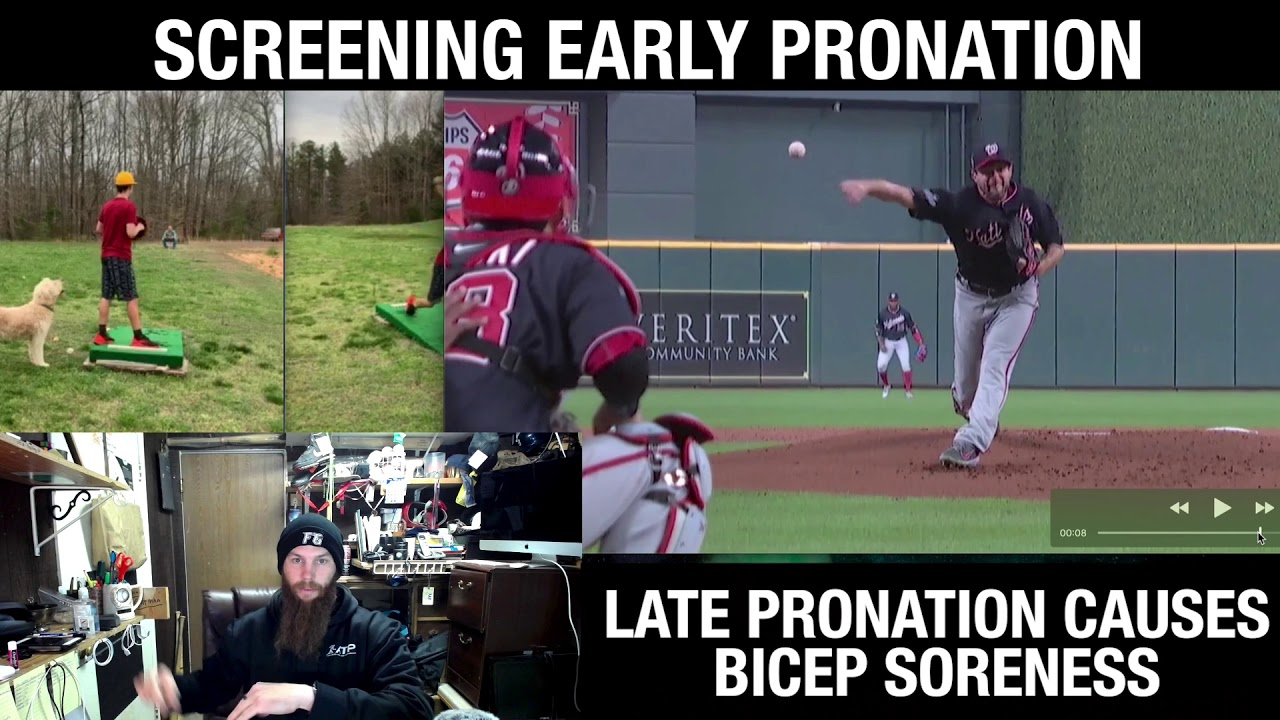 Early Pronation Breakdown w/ Max Scherzer - Pitching Mechanics Screen ...