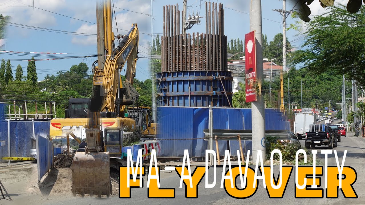 FLY OVER MA-A DIVERSION ROAD DAVAO CITY.Update Tayo Ongoing - YouTube