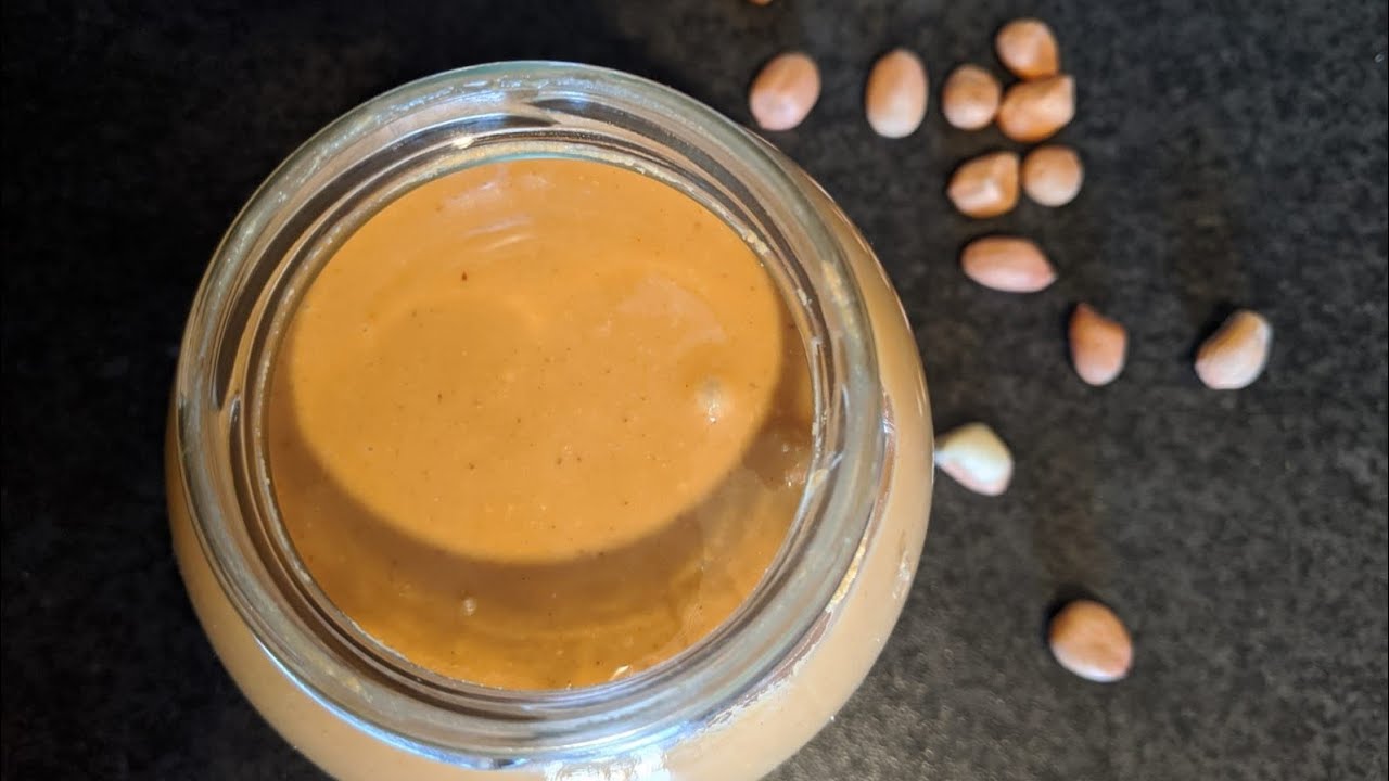 Crunchy And Smooth Homemade 100 Peanut Butter Recipe Youtube