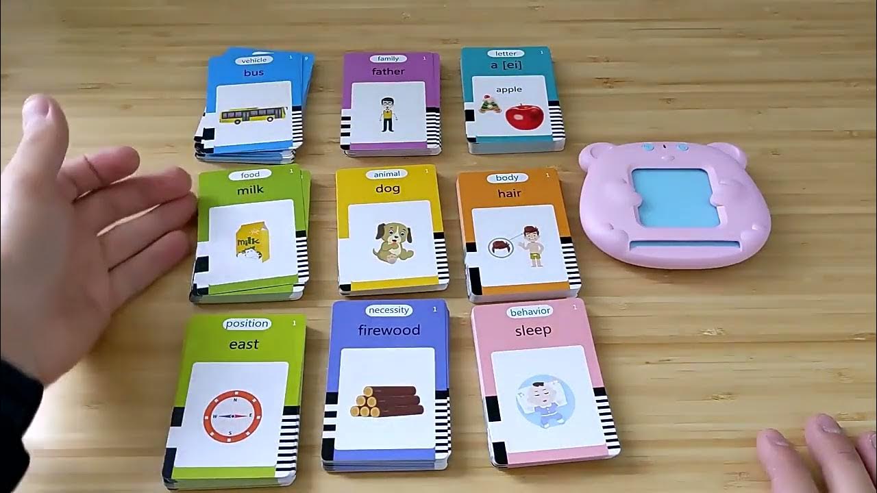 Pocket Vocab Talking Flash Cards for 2-8 Years early learning - 510 ...