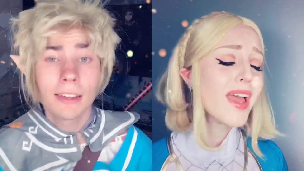 Link und Zelda Tik Tok Duett | Breath of the Wild Link Cosplay - YouTube