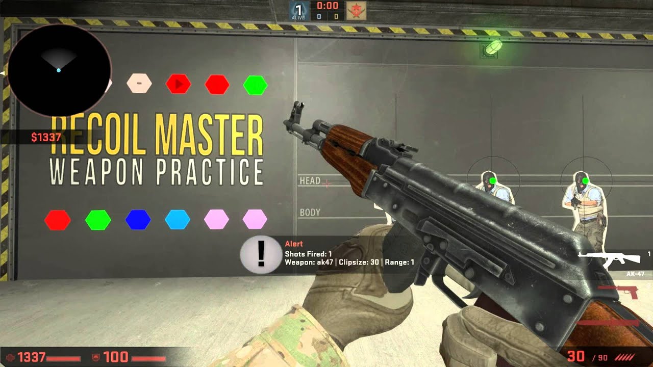 AK-47 Recoil Control (Courtesy of Recoil Master Map) - YouTube