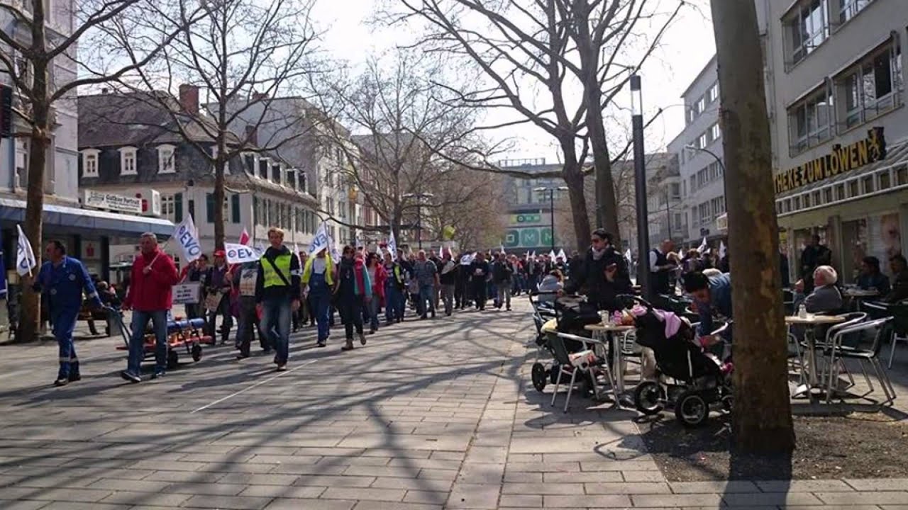EVO Energieversorgung Offenbach - DEMO am 8.4.2015 - YouTube