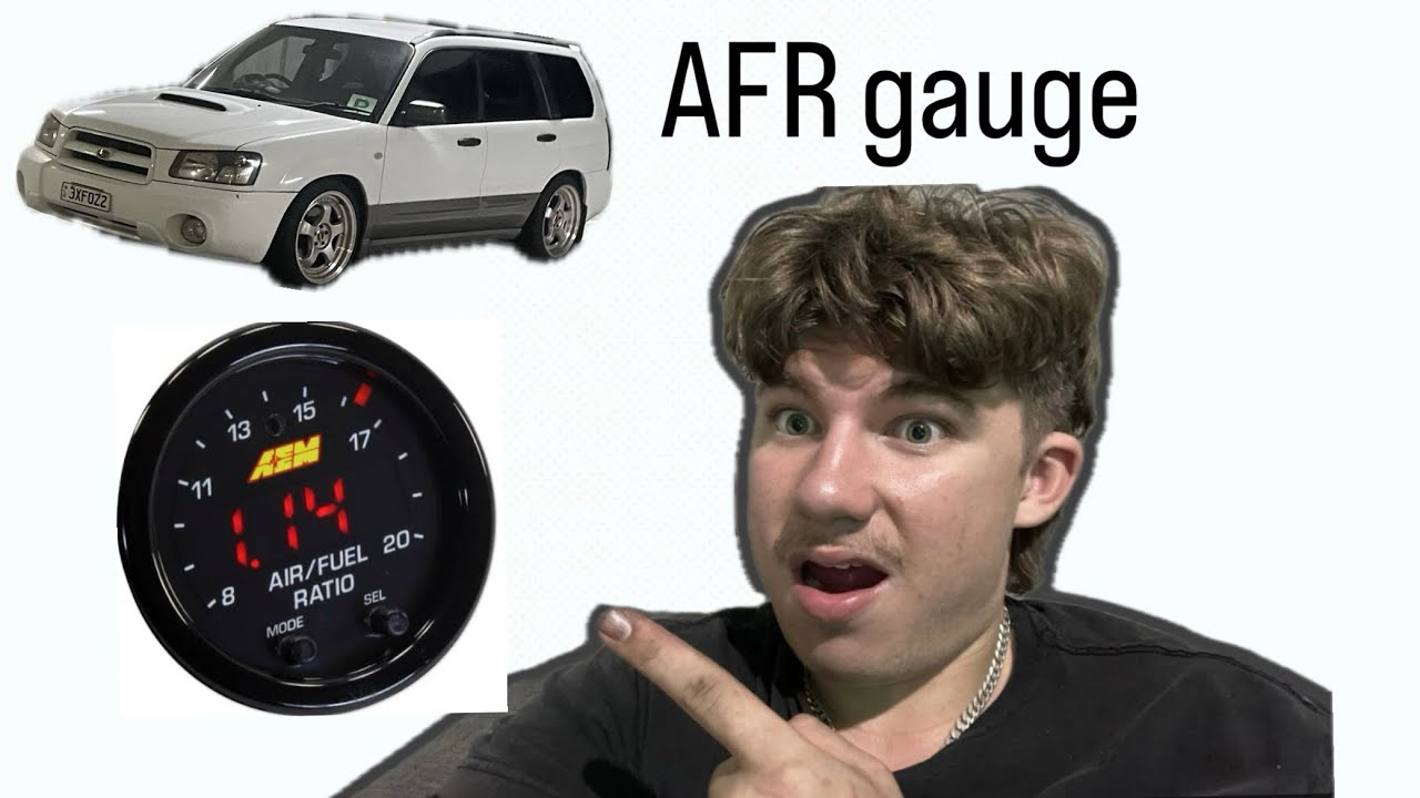 Installing AFR gauge in Subaru Forrester - YouTube