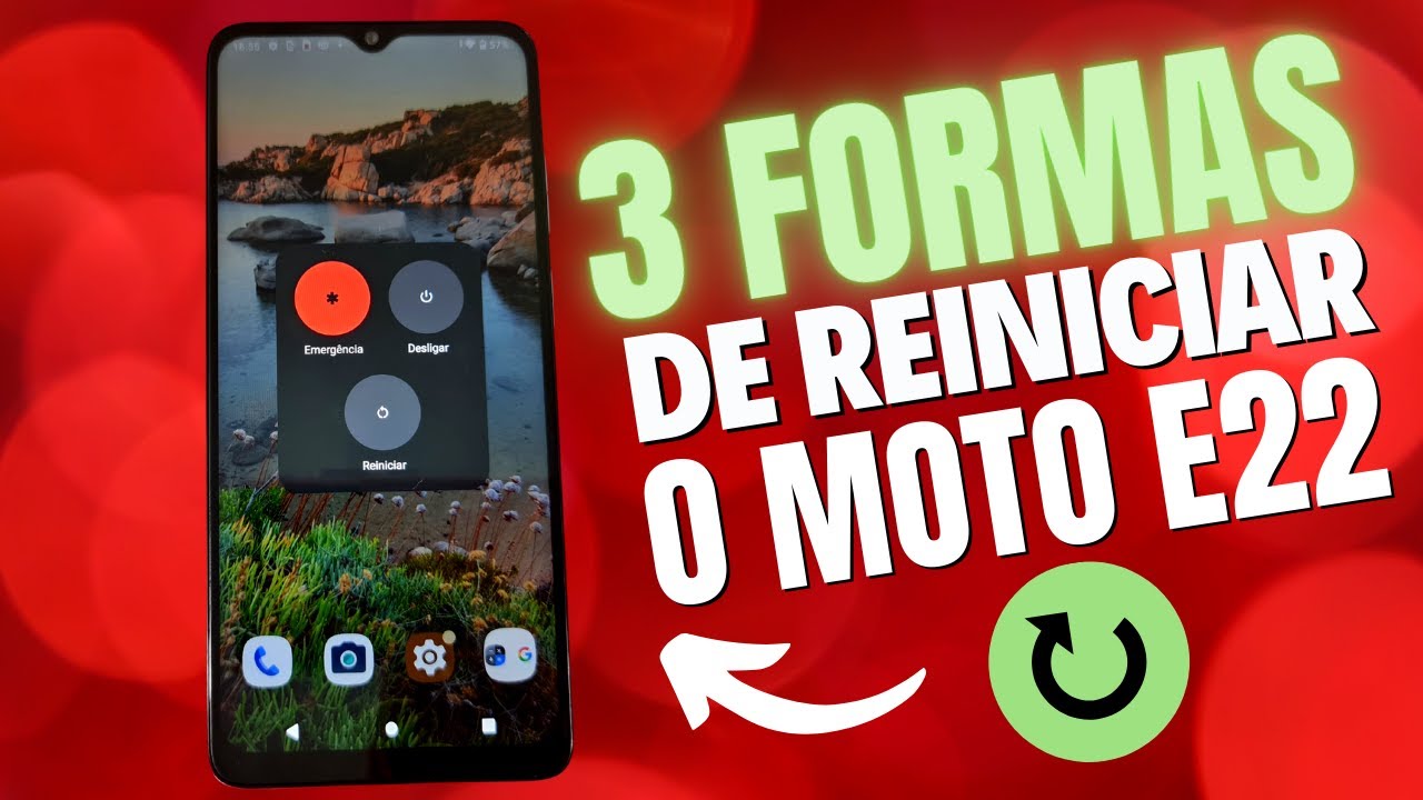 3 FORMAS SIMPLES E RÁPIDAS PARA REINICIAR O CELULAR MOTOROLA MOTO E22 - YouTube