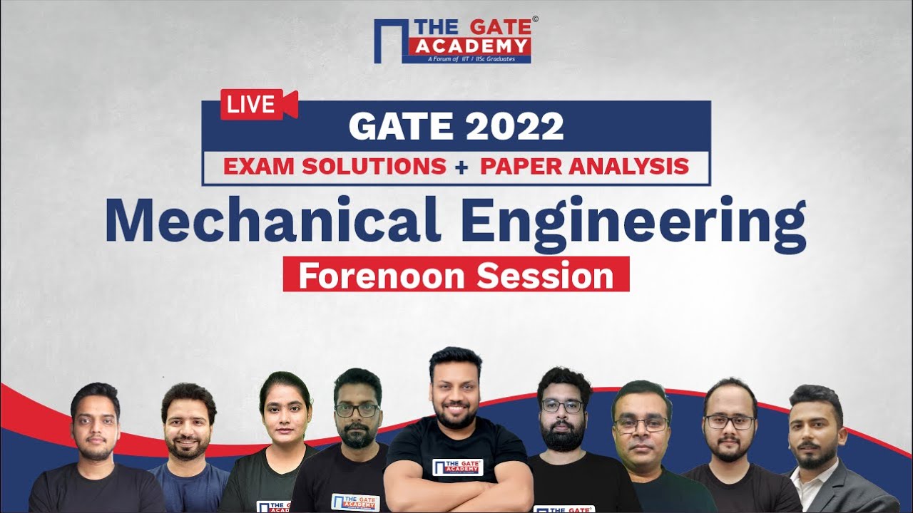 GATE 2022 ME-1 Paper Analysis | GATE 2022 ME Answer Key and Exam ...