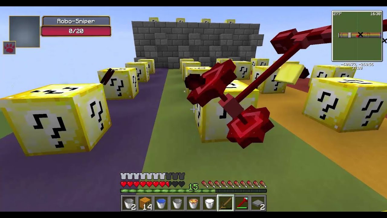 Lucky Block Race [Orespawn lucky blocks) Epic failing - YouTube