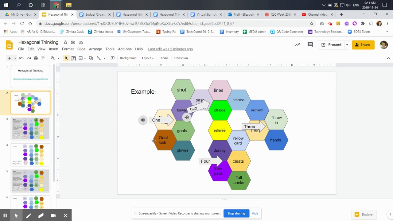 How to use Hexagonal Thinking Digitally with Google Slides - YouTube