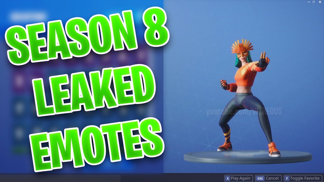 *NEW* LEAKED EMOTES - Fandangle, Scenario, Dragon Stance, Fierce ...