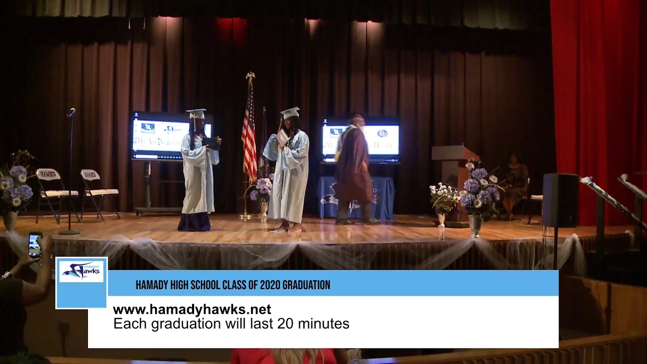 Hamady High School Class of 2020 Graduation Day 2 (June 14) - YouTube