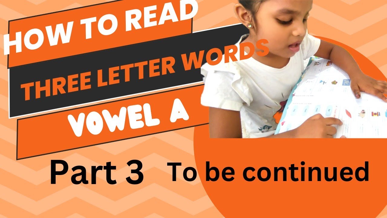 #teaching three letter words part 3 continue# - YouTube