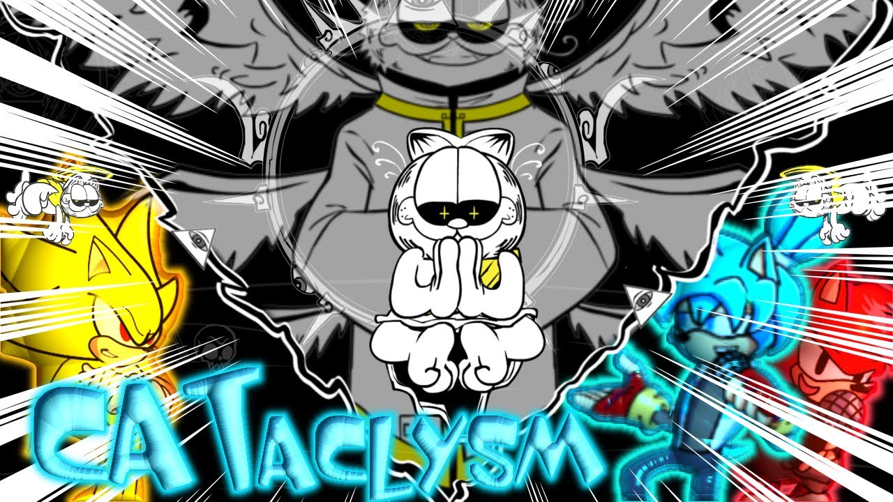 🎶🎤 CATaclysm Sonic And Friends Sing it 🎶🎤II FNF Vs Gorefield V2 II 🥭 ...