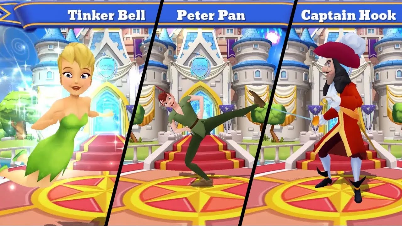 Welcome Screens PETER PAN CHARACTERS | Disney Magic Kingdoms - YouTube