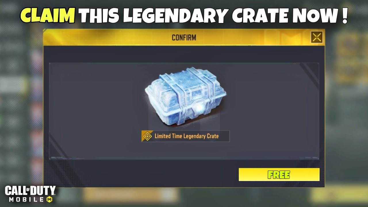 Claim This Legendary Crate in CODM Now! - YouTube