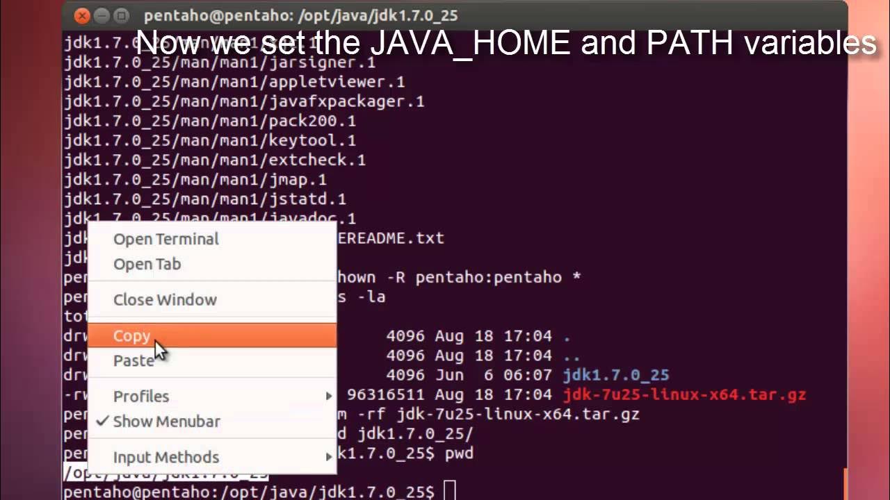 Tutorial 1 - Howto manually install Oracle Java on Ubuntu - YouTube