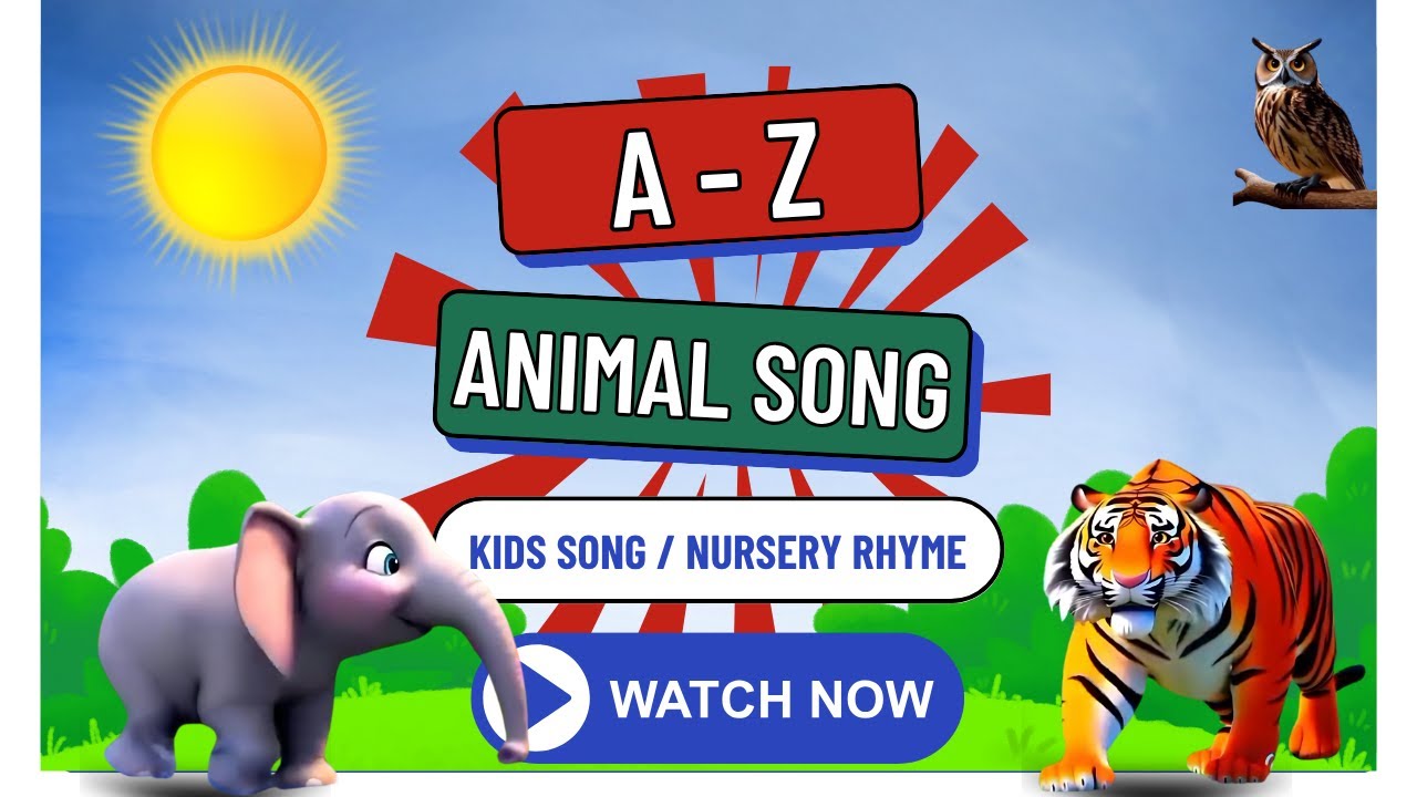 Do You Know All the Animals from A to Z? | Fun ABC Animal Song for Kids ...